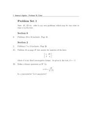 Problem Set 1 for Abstract Algebra | MATH 4010 - Docsity