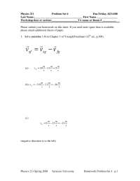 2 Solved Problems on Young and Freedman - Homework | PHY 211 - Docsity