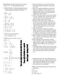 Test IV Review Sheet - Intensified Beginning Algebra | MATH 0980 - Docsity