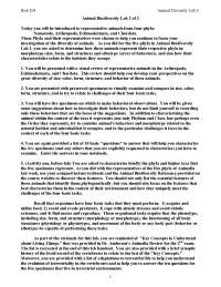 Animal Biodiversity - Introduction to Evolution, Ecology | BIOL 204 ...