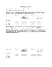 2 Problems on Phase Diagram for Binary Systems - Petrology | GY 303 ...