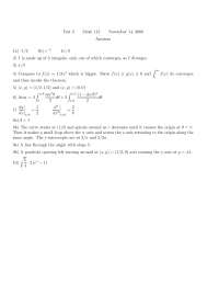 Calculus II - Test 3 with Questions | MATH 112 - Docsity