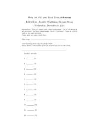 12 Questions with Solution of Single Variable Calculus I - Final | MATH ...