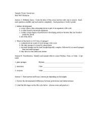 Sample Exam Questions - Invertebrate Zoology | BIOL 460 | Exams Zoology ...