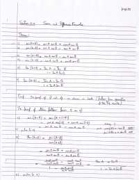 Handwritten Notes on Sum and Difference Formula - Plane Trigonometry ...