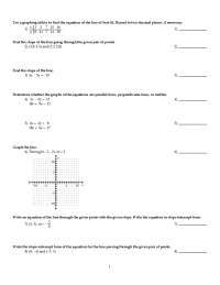 Test III Questions Solved for Mathematical Modeling | MATH 1101 - Docsity