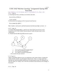 First Draft and GHI World - Assignment 3 | COSC 6342 - Docsity