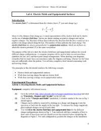 Lab 6 Report - Electric Fields and Equipotential Surfaces | PHYS 102 ...