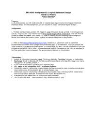 Logical Database Design – Assignment 3 | MIS 4340 - Docsity