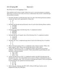 9 Questions on Microprocessors and Digital System - Assignment 1 | ECE 331 - Docsity