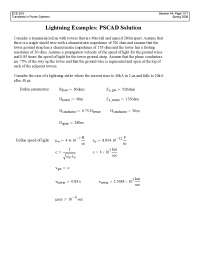 Lightning Examples: PSCAD Solution - Transients in Power Systems | ECE ...