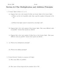 Exam Review Questions - Mathematics for Social Sciences I | MATH 1320 ...