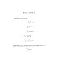Practice Question of Exam 2 - Single Variable Calculus I | MATH 102 ...