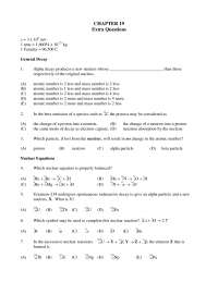 Review Sheet for Fundamentals of Chemistry | CHEM 1332 - Docsity