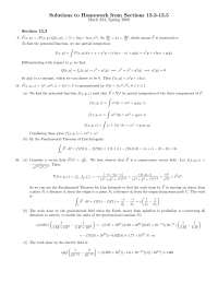 Solutions to Homework 13 | Calculus III | MATH 234 - Docsity