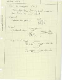 Handwritten Notes on Heat Exchangers - Heat Transfer | ME 323 - Docsity
