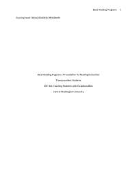 Basal Reading Programs: A Foundation for Reading Instruction | EDF 302 ...