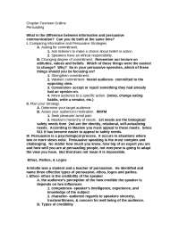 Introduction to Human Communication | Chapter 14 Outline | HCOM 100 - Docsity