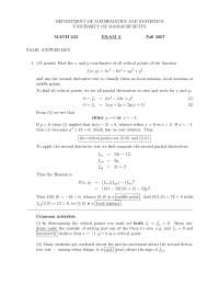 Test 2 Questions with Answers - Multivariable Calculus | MATH 233 - Docsity