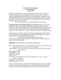 Soil Erosion - Project Proposal – 2009 | SOIL 205 - Docsity