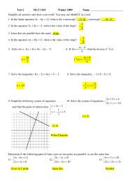 17 Solved Questions on Mathematical Modeling - Exam 2 | MAT 1101 - Docsity