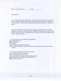 Principles of Macroeconomics - Final Exam Answer Key | ECON 202 - Docsity