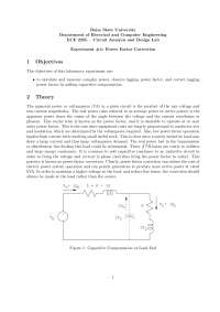 Laboratory Experiment 4 on Power Factor Correction | ECE 225 | Lab Reports Electrical Circuit ...
