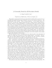 Lecture Notes on 2D Percolation Models | MATH 0209A - Docsity