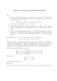 Solved Questions for Introduction to Linear Algebra - Homework | MATH ...