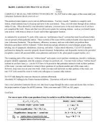 Laboratory Practical Exam - Cellular and Molecular Biology Lab | BIO ...