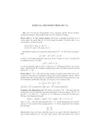 Solutions for Exam - Introduction to Linear Algebra | MATH 215 - Docsity
