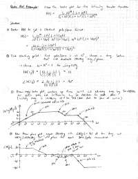 Bode Plot Example with Solution - Engineer Electronics II | ECE 3110 - Docsity