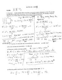 Quiz 8 with Solution for Quantitative Analysis | MATH 1100 - Docsity