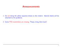 Kinematics - General Physics a Studio | PHY 2048C - Docsity