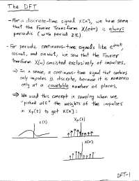 Handwritten Notes on The DFT - Signals and Systems | ECE 3793 - Docsity
