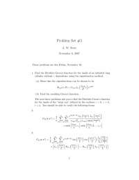 Problem Set 5 Solutions - Electromagnetic Theory | PH 631 - Docsity