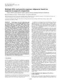 Multiple DNA and Protein Sequence Alignment based on Segment to Segment | CSC 8910 - Docsity