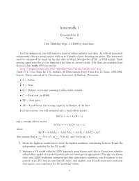 Random Effect Model in Econometrics II - Assignment 1 | EconS 512 - Docsity
