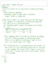 Statistical Inference - Assignment 2 Solutions | MATH 1070 - Docsity