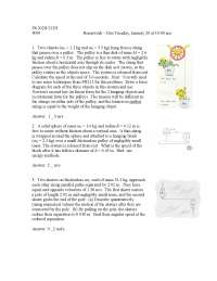 General Physics with Calculus - Homework with Answers | PH 212 - Docsity