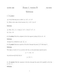 9 Solved Questions Exam 1 - Trig | MATH 1060 - Docsity