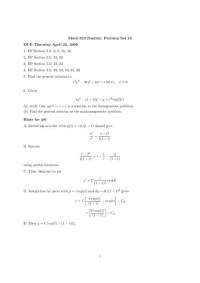 Assignments for Linear Algebra (Engineering) Free Online as PDF | Docsity