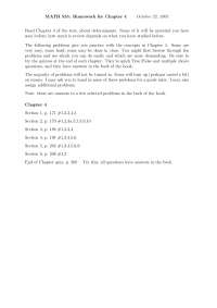 Homework 4 Unsolved Problems - Linear Algebra | MATH 535 - Docsity