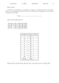 Final Exam Questions - Introduction to Discrete Mathematics | MATH 240 ...