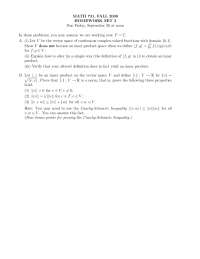 Assignment 3 Unsolved Problems - Abstract Algebra | MATH 731 - Docsity