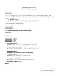 Introduction to Programming of Hydrology - Exam | GLG 490 - Docsity