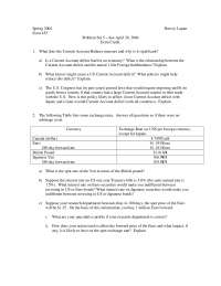 International Trade - Problem Set 5 | ECON 455 - Docsity