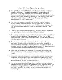 Exam 3 Potential Questions - Plant Systematics | BOTANY 400 - Docsity