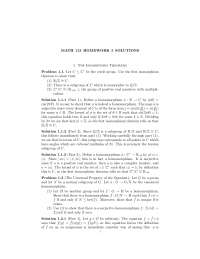 Homework 5 Solution - Introduction to Abstract Algebra | MATH 113 - Docsity