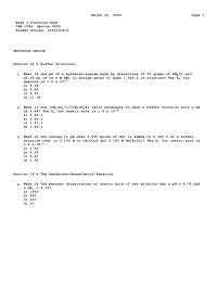 Practice Exam 3 - General Chemistry II | CHM 1046 - Docsity